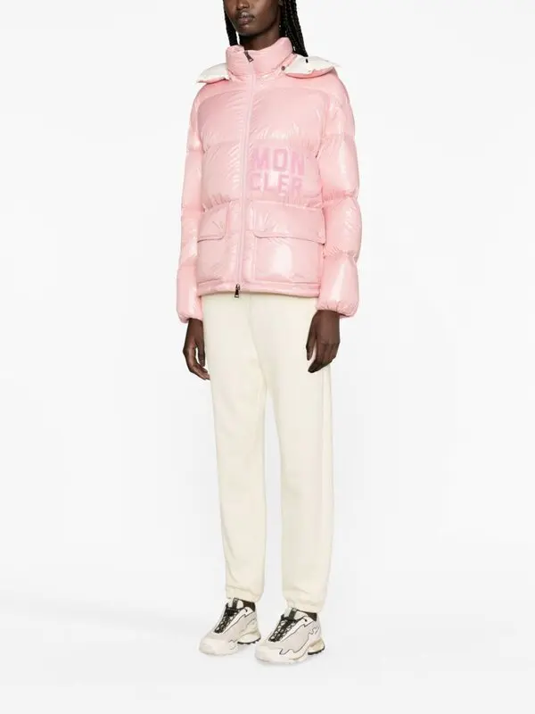 Moncler Padded Jacket With Appliqué Logo