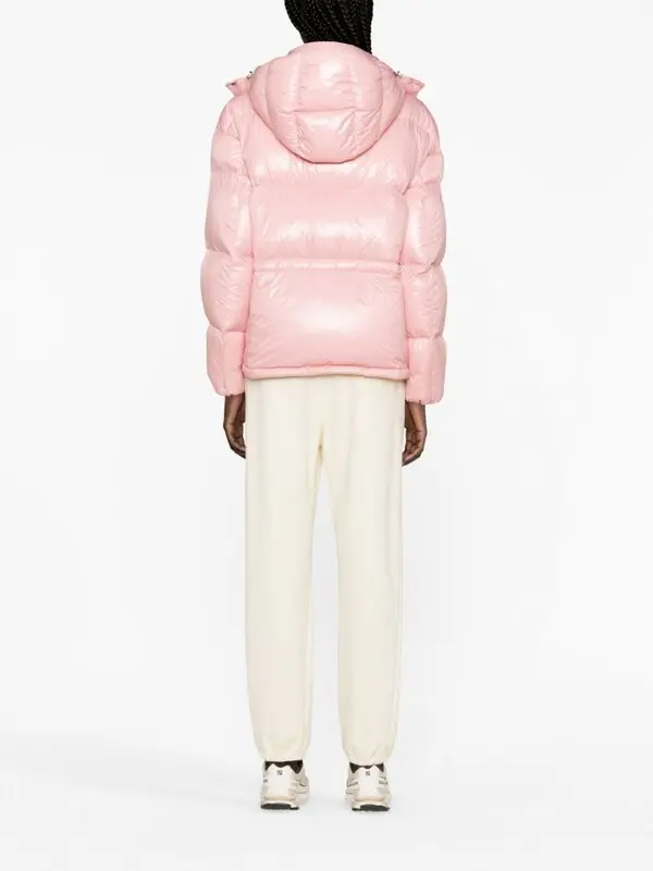 Moncler Padded Jacket With Appliqué Logo