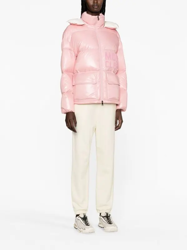 Moncler Padded Jacket With Appliqué Logo