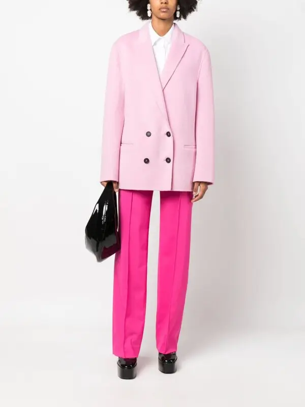 Philosophy Di Lorenzo Serafini Double-breasted Wool Short Coat