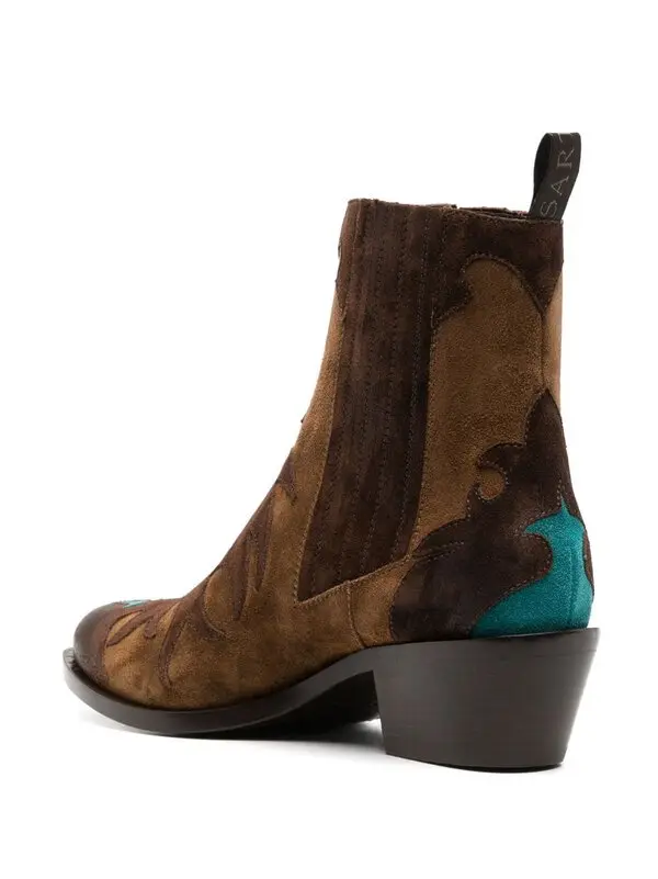 Sartore Texan Ankle Boots - Brown