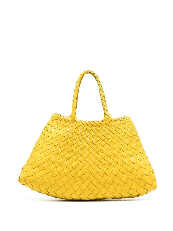 Dragon Diffusion Woven Leather Tote Bag