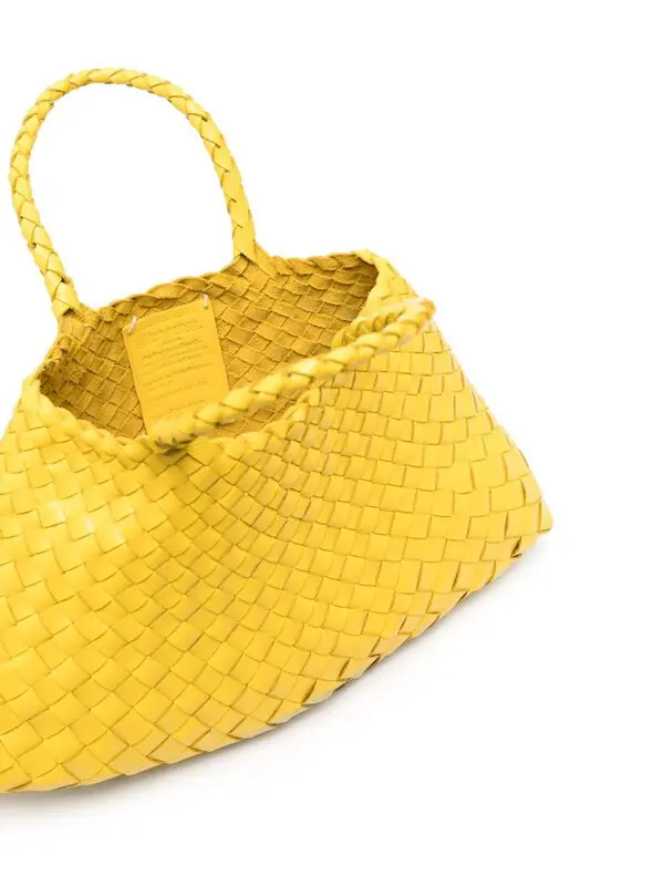 Dragon Diffusion Woven Leather Tote Bag