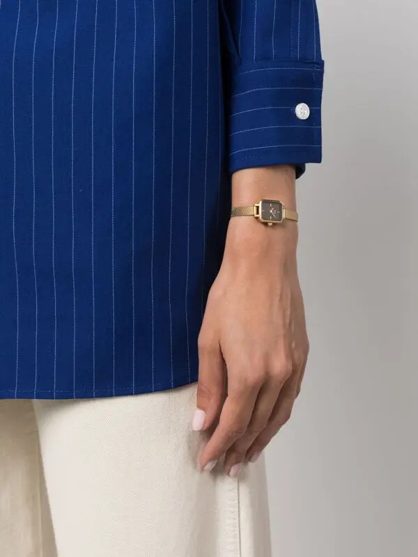 DANIEL WELLINGTON Quadro Mini 19mm Watch - Brown