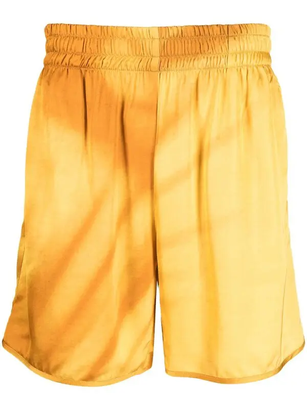 BLUE SKY INN Palms Printed Shorts - Yellow