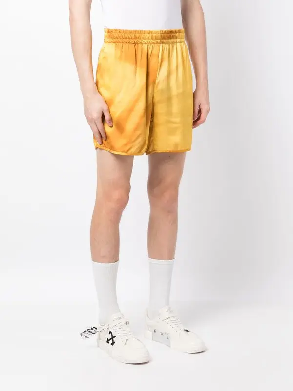 BLUE SKY INN Palms Printed Shorts - Yellow