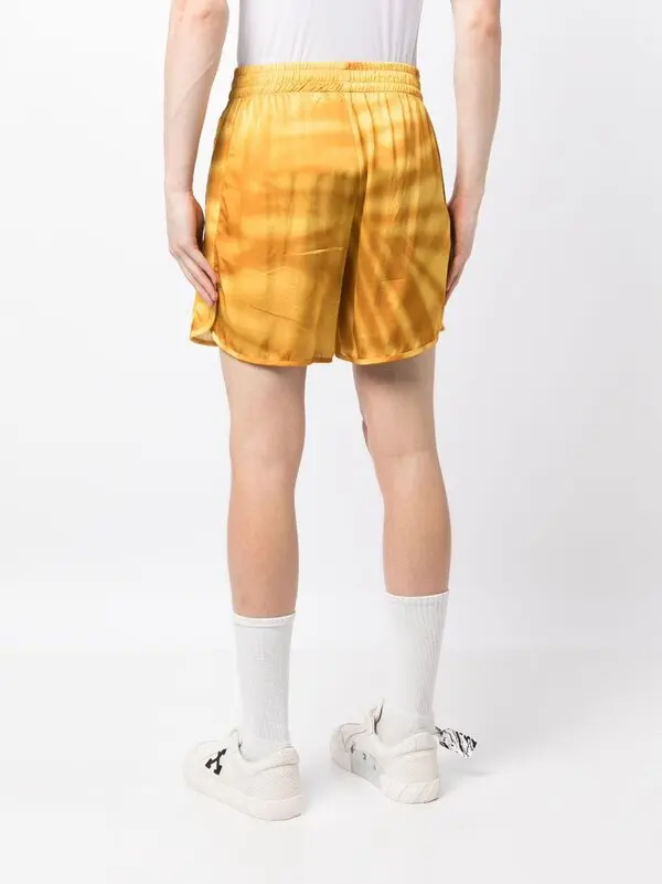 BLUE SKY INN Palms Printed Shorts - Yellow