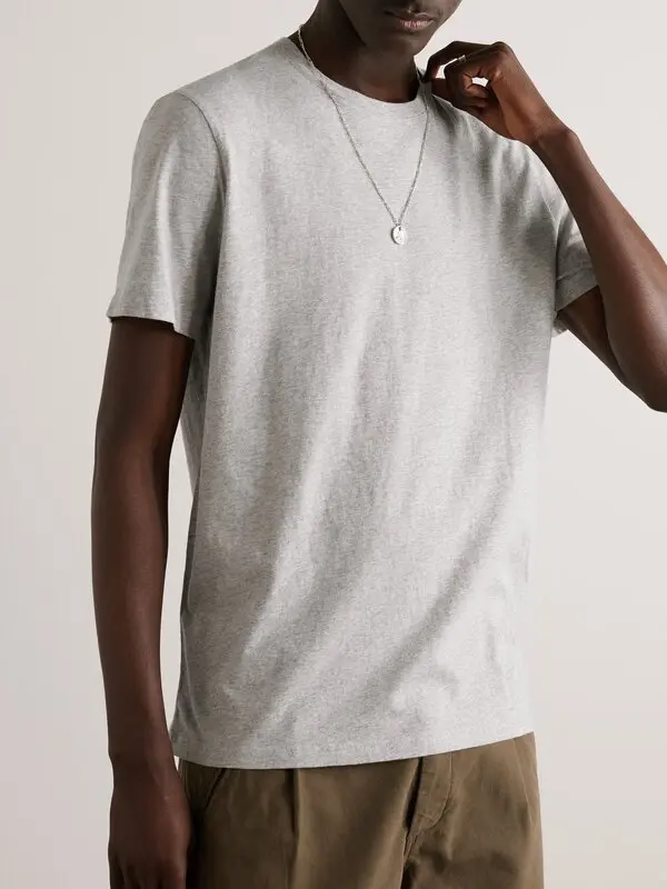 Folk Assembly Cotton-jersey T-shirt - Gray