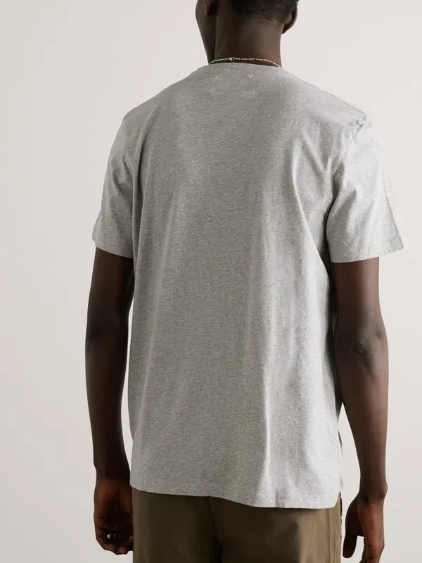 Folk Assembly Cotton-jersey T-shirt - Gray
