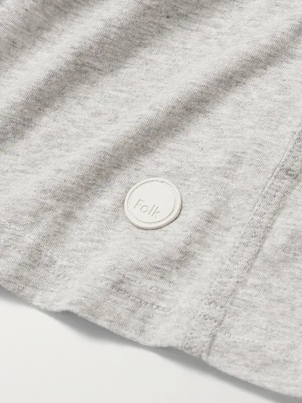Folk Assembly Cotton-jersey T-shirt - Gray