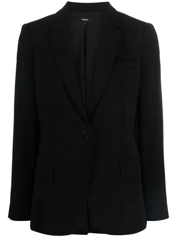 Theory Staple Single-breasted Blazer - Black