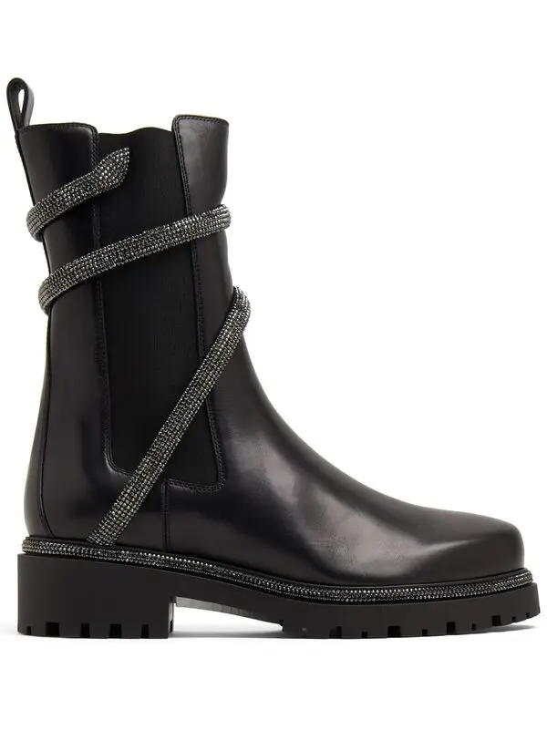 Rene Caovilla Cleo Crystal-embellished Boots