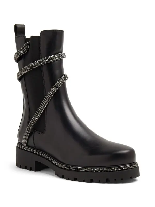 Rene Caovilla Cleo Crystal-embellished Boots