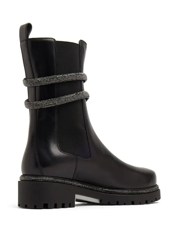 Rene Caovilla Cleo Crystal-embellished Boots
