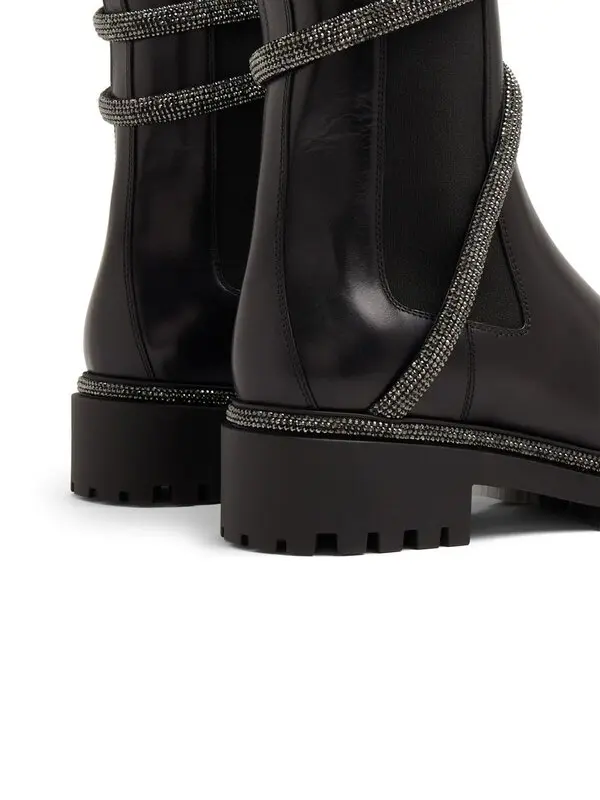 Rene Caovilla Cleo Crystal-embellished Boots