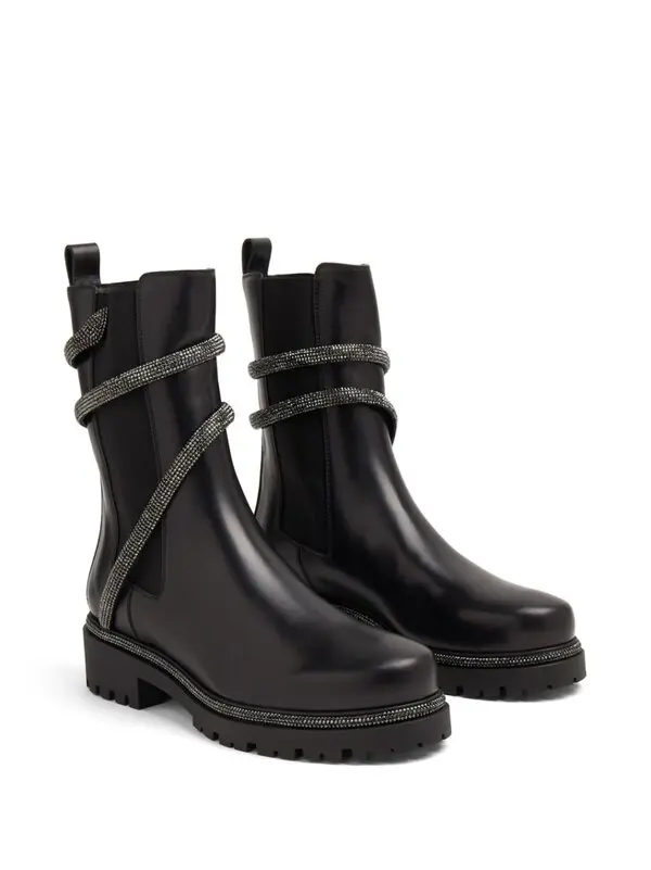 Rene Caovilla Cleo Crystal-embellished Boots