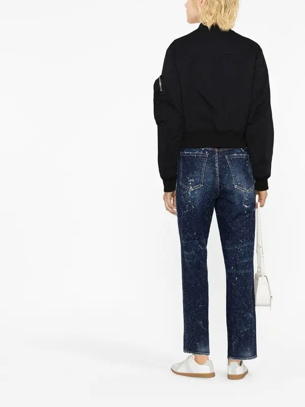 Dsquared2 Embellished Straight-leg Jeans