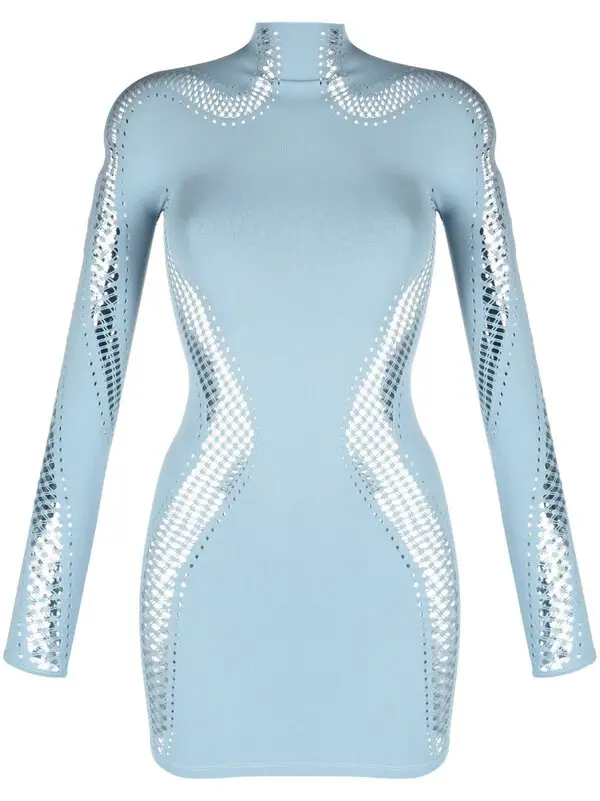 MUGLER Seamless Panelled Minidress