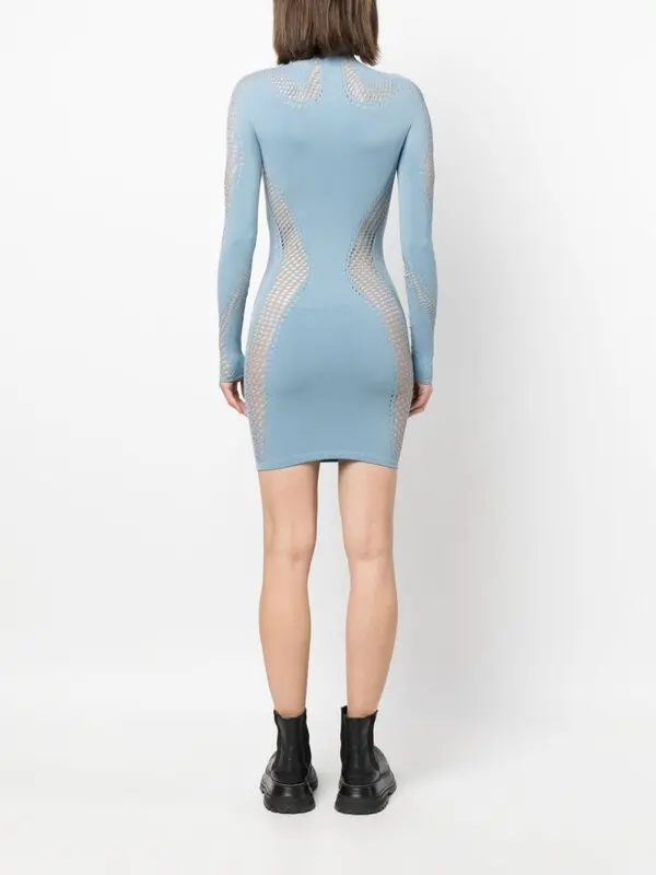 MUGLER Seamless Panelled Minidress