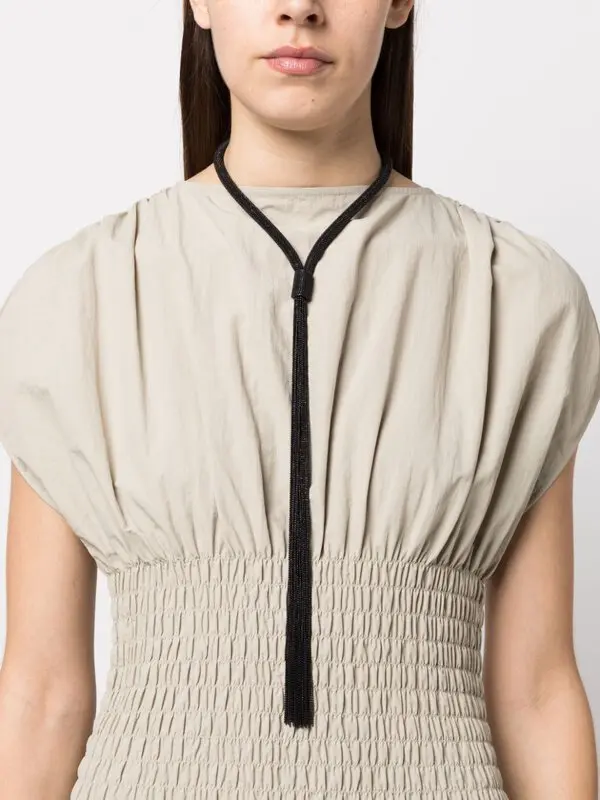 Fabiana Filippi Fringed Bead-chain Necklace