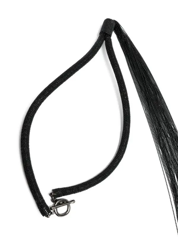Fabiana Filippi Fringed Bead-chain Necklace