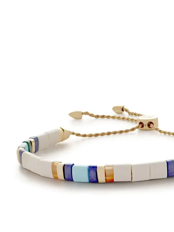 Monica Vinader Delphi Jasper Friendship Bracelet - White