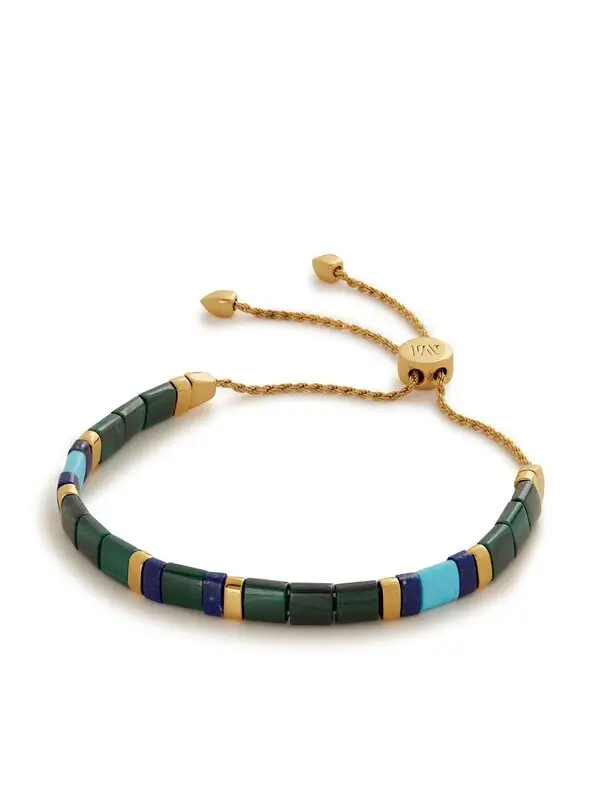 Monica Vinader Delphi Malachite Friendship Bracelet - Green