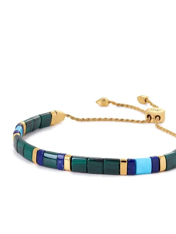 Monica Vinader Delphi Malachite Friendship Bracelet - Green