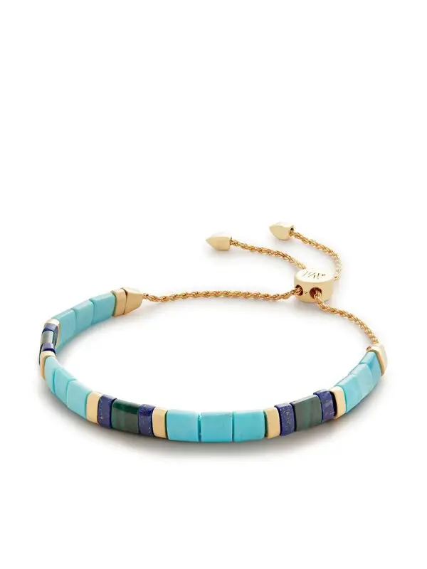 Monica Vinader Delphi Turquoise Friendship Bracelet - Blue