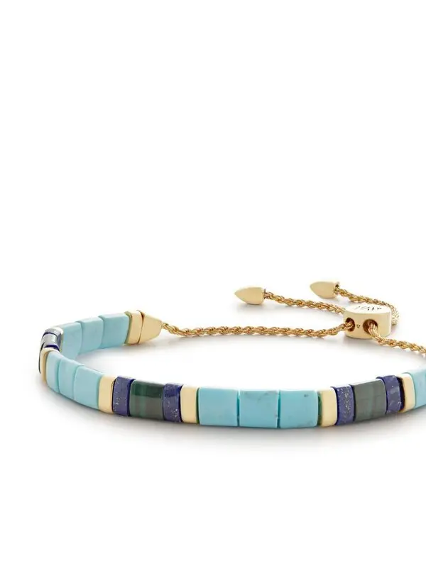 Monica Vinader Delphi Turquoise Friendship Bracelet - Blue