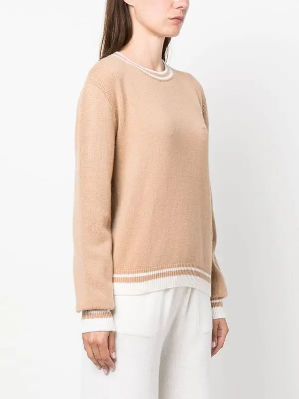 MSGM Logo-embroidered Jumper - Brown
