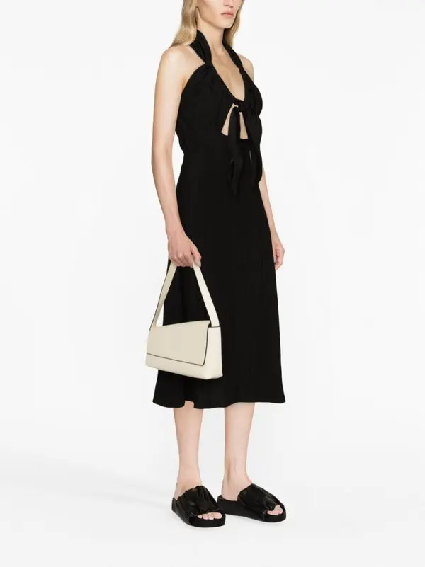 Sandro Cut-out Halterneck Midi Dress