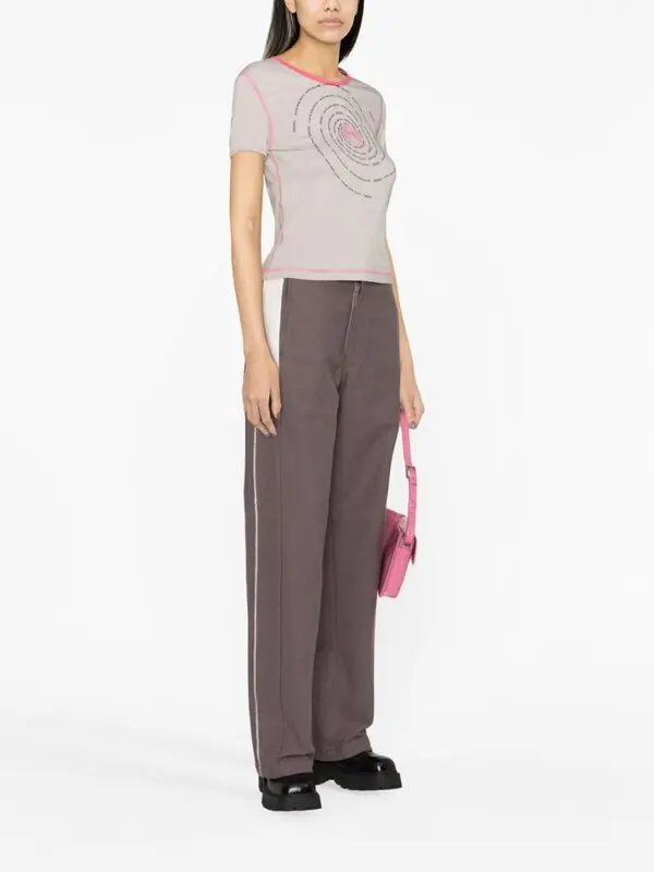 DIESEL® T-uncutie Stretch-cotton T-shirt With Graphic Print