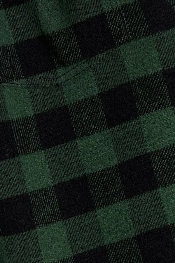 ALEX MILL Checked Cottonflannel Shirt - Green