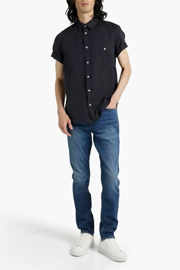 Rag & Bone Gus Linen And Cottonblend Shirt