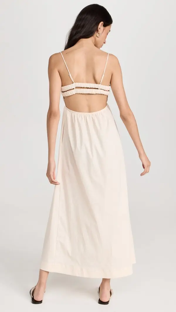 knee length dresses for ladies Fifi Midi Dress in White