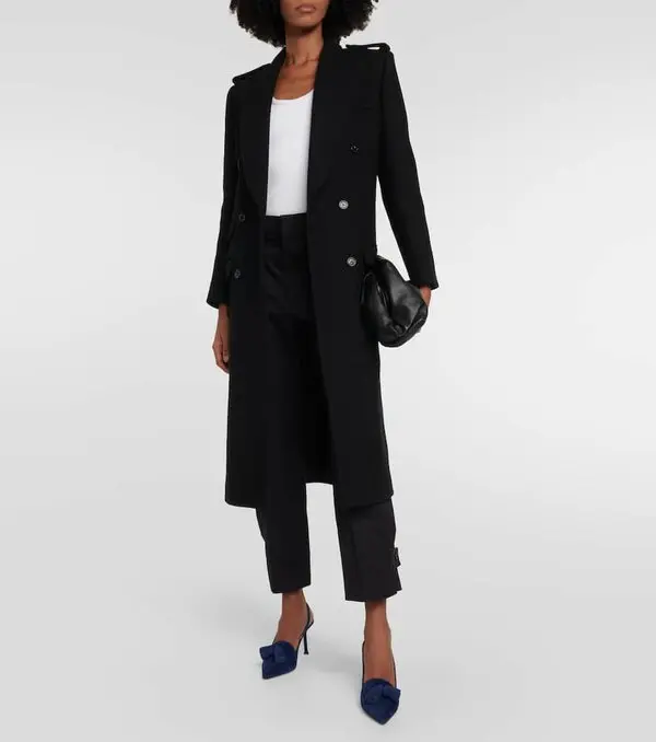 GIANVITO ROSSI Embellished Suede Slingback Pumps