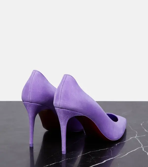 CHRISTIAN LOUBOUTIN Kate 85 Suede Pumps - Pink