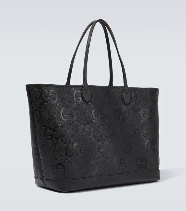 Gucci Jumbo Gg Large Leather Tote Bag