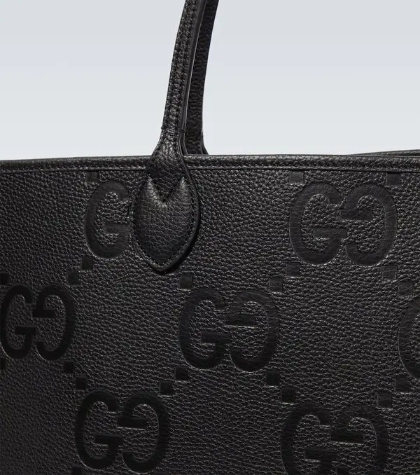Gucci Jumbo Gg Large Leather Tote Bag