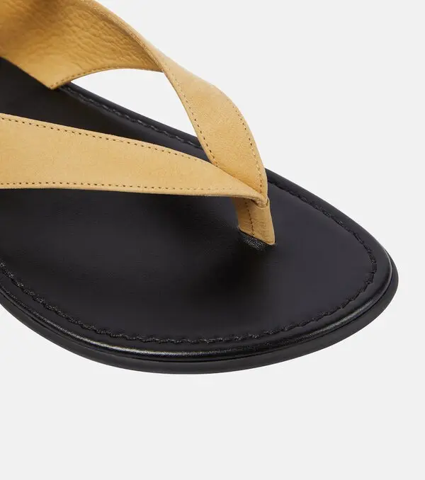 THE ROW Beach Leather Thong Sandals