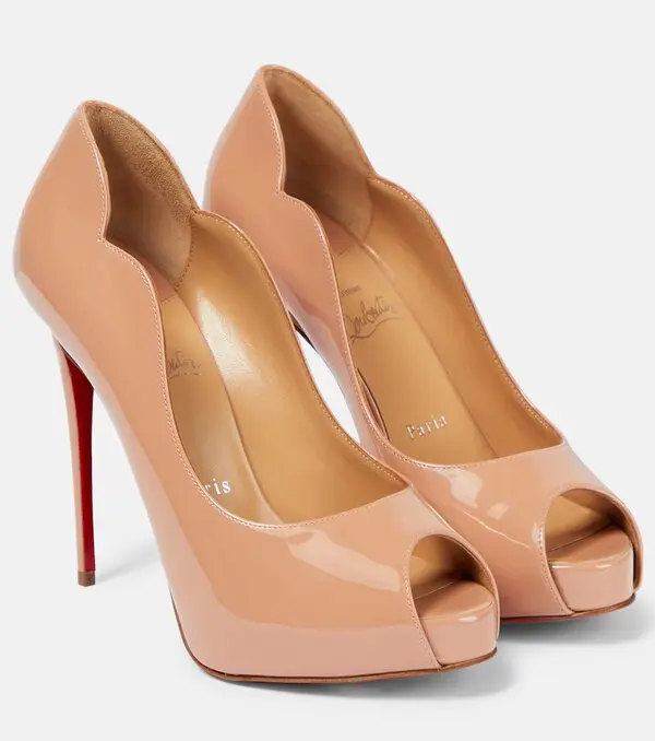 CHRISTIAN LOUBOUTIN Hot Chick Alta Pumps - Beige