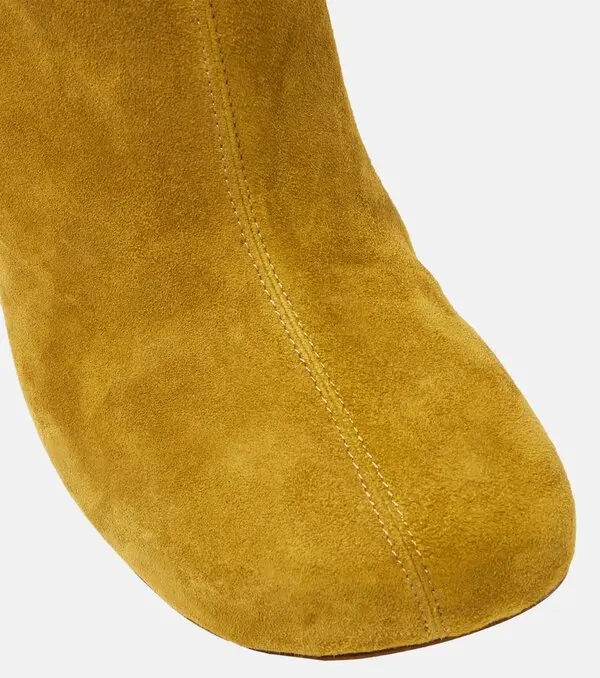 Dries Van Noten Suede Knee-high Boots