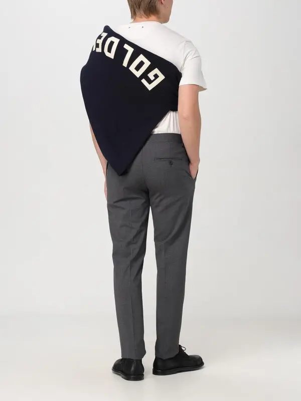 GOLDEN GOOSE Cotton Knit Sweater - Navy