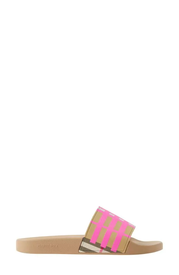Burberry Furley Check Slide Sandal