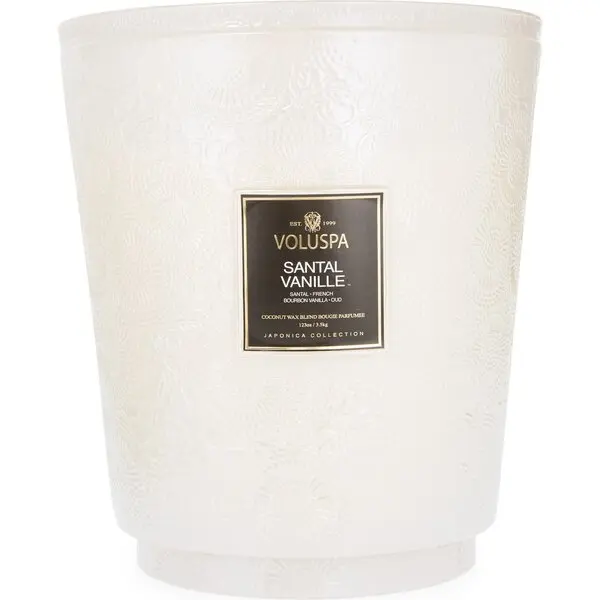 Voluspa Santal Vanille Luxe Jar Candle - Santal Vanille J Lidded Hearth