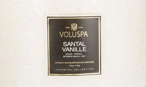 Voluspa Santal Vanille Luxe Jar Candle