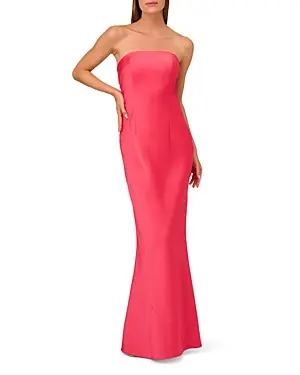 Liv Foster Strapless Gown In Fruit Punch - 72% Off | Editorialist