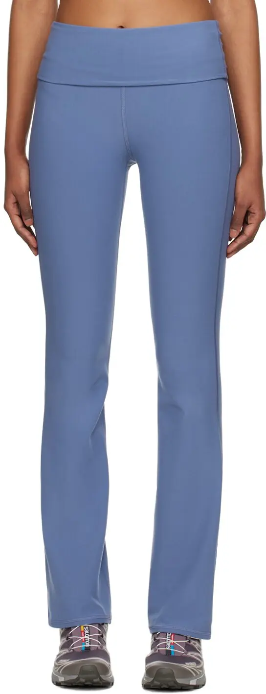 Alo Yoga Blue Bootcut Leggings - Infinity Blue