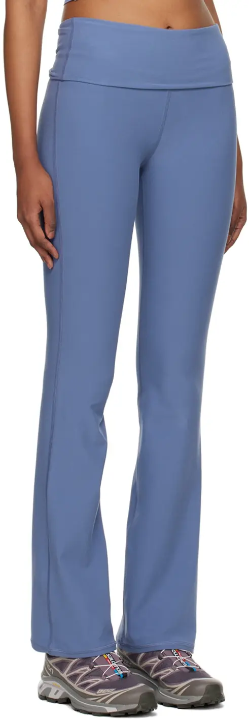 Alo Yoga Blue Bootcut Leggings - Infinity Blue